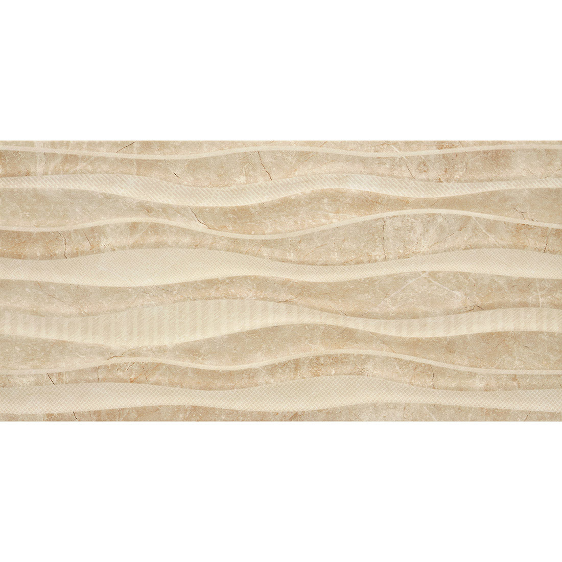 Luxor 30 x 60cm Gloss Beige Mosaic Wall Tiles– ROSE TILES
